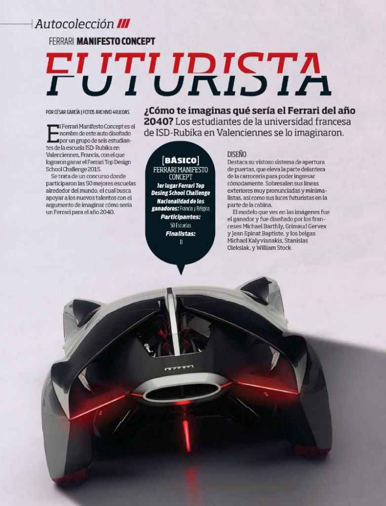 ¿Cómo te imaginas el Ferrari del año 2040? - chamarock